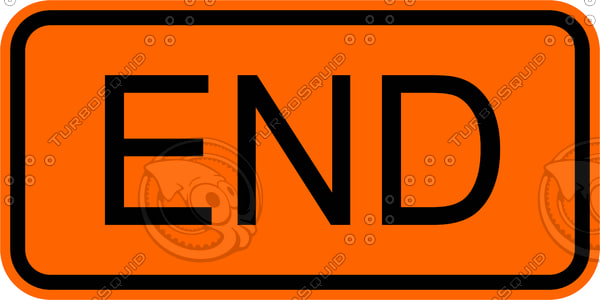 Texture JPEG Construction End Sign