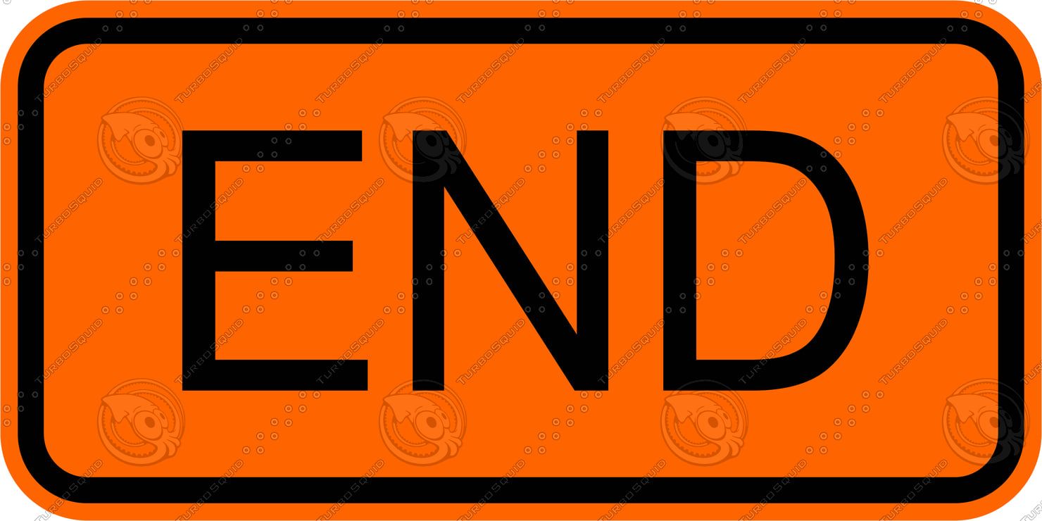 Texture JPEG Construction End Sign