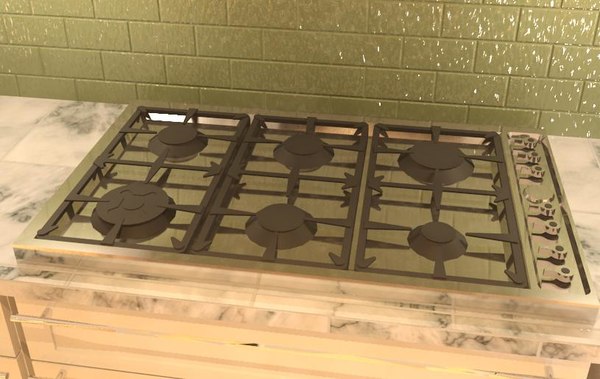 Building Revit Family Cook Top Kitchen