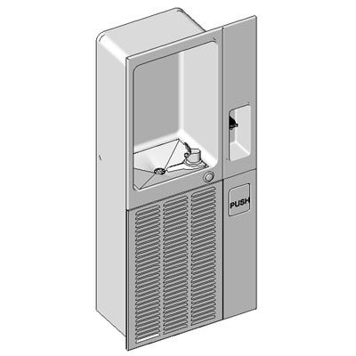 Building Revit Family drinking fountain