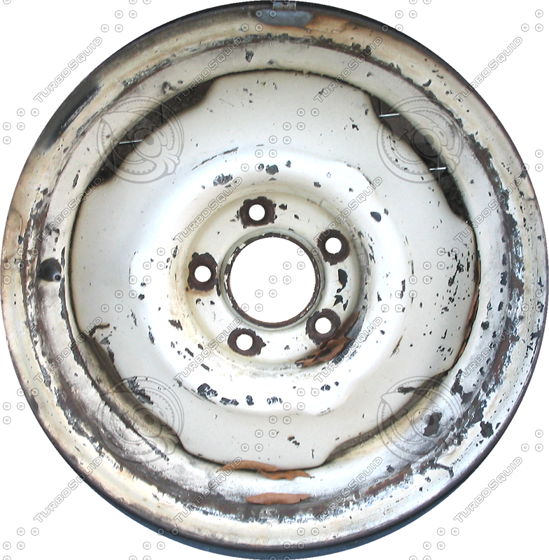 Texture Photoshop old tire rim