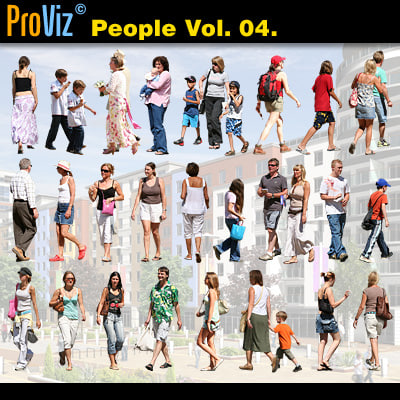 Texture JPEG people 3drender viz