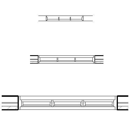 Building Revit Family window fixed glass