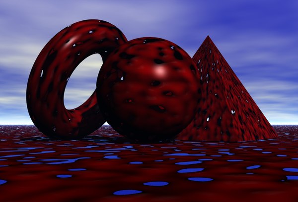 Materials 3ds Max Texture Pooling Blood red