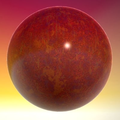 Materials 3ds Max Texture red shiny paint