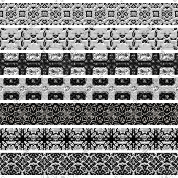 Texture JPEG trim silver border