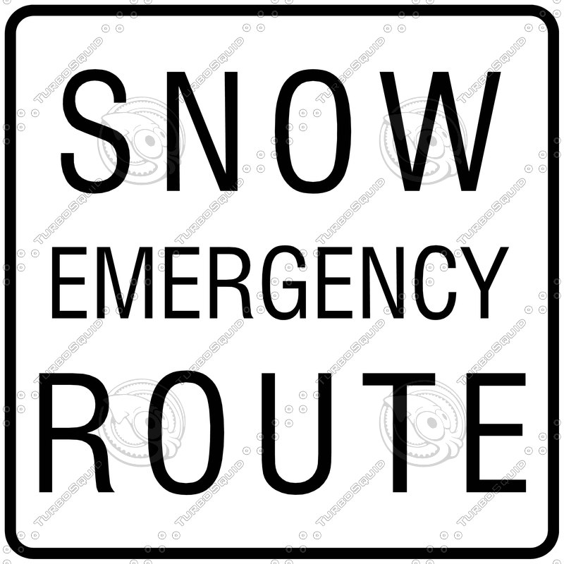 Texture JPEG Emergency Snow Route