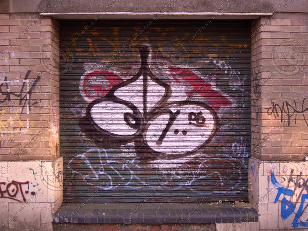 Stock JPEG urban graffiti metal