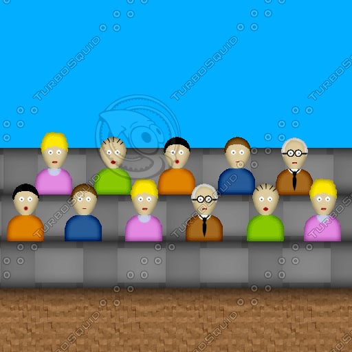Texture GIF spectators cartoon cartoony