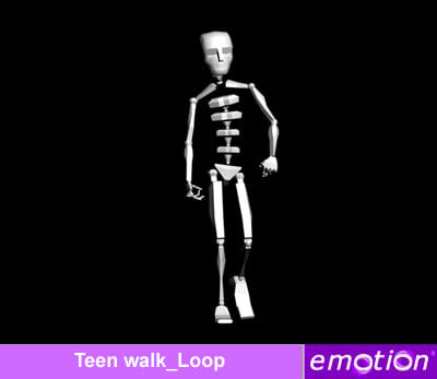 Motion Teen mocap data