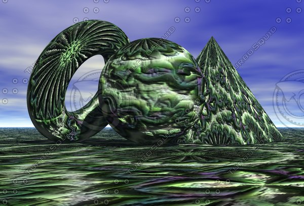 Materials 3ds Max Texture strange wild green