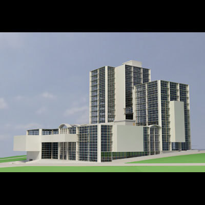 multi purpose building 06 3ds