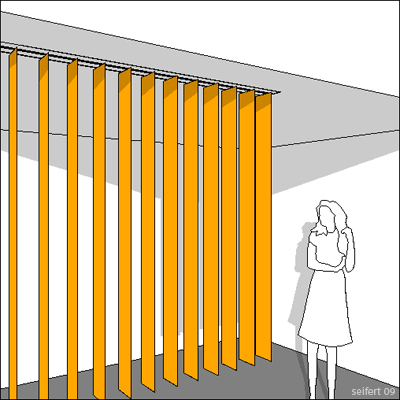 Building Revit Family blind vertical sunblind
