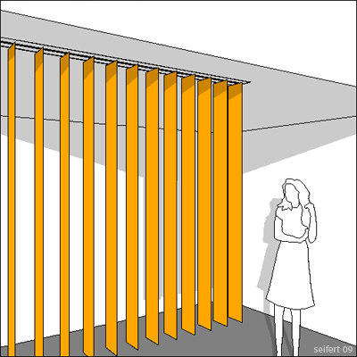 Building Revit Family blind vertical sunblind
