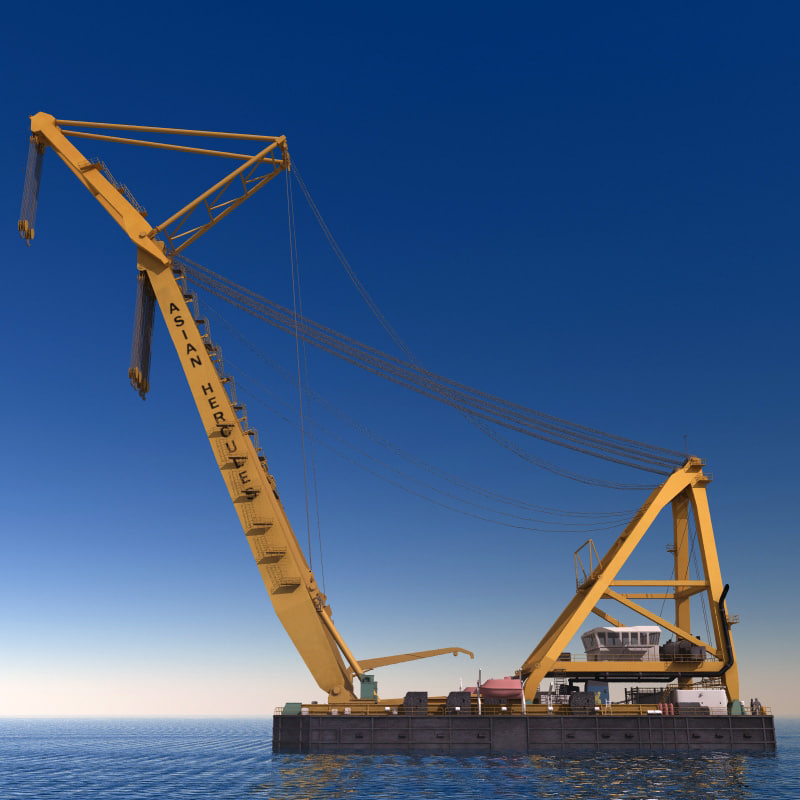 asian hercules ii biggest 3d model