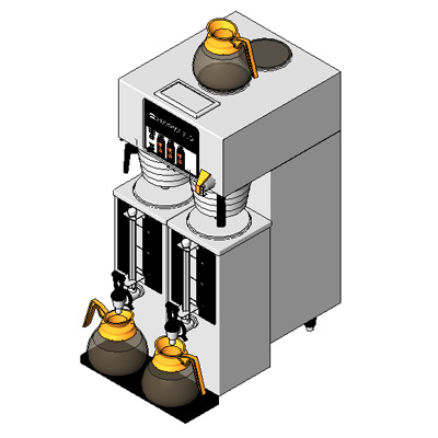 Building Revit Family coffee maker
