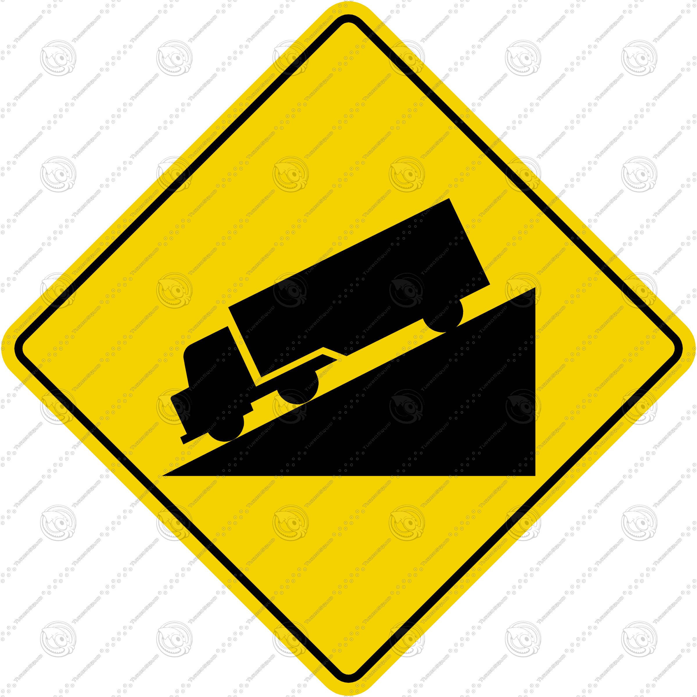 Texture JPEG Caution Hill Truck