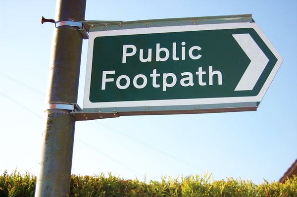 Texture JPEG path foot way