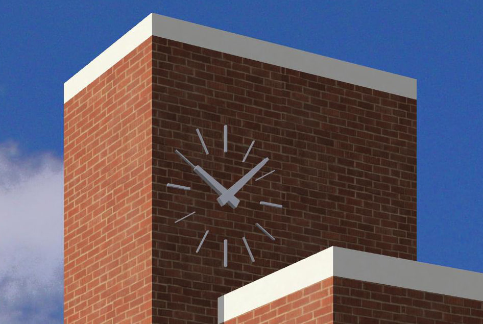 Building Revit Family wall face clock