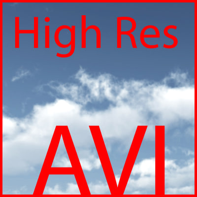 Animation AVI clouds cloud stratus
