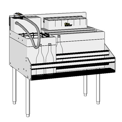Building Revit Family cocktail station bottle