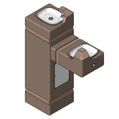 Building Revit Family drinking fountain