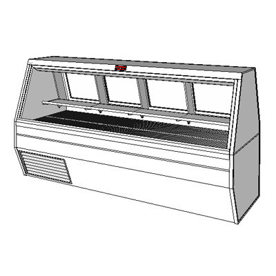Building Revit Family display case food