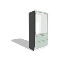 Building Revit Family Refrigerator Under Counter