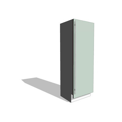 Building Revit Family refrigerator integrated kitchen