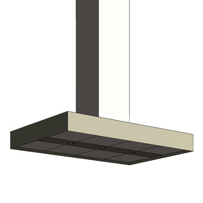 Building Revit Family kitchen hood exhaust