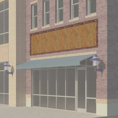 Building Revit Family masonry inset accent