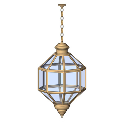 Building Revit Family Lantern Pendant Light