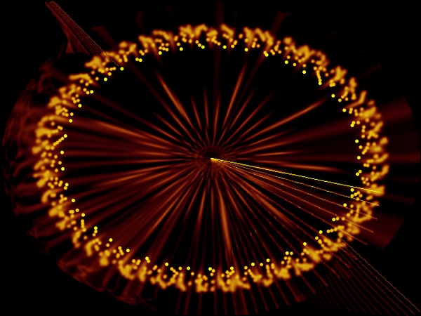 Texture Windows Bitmap Solar Clock Abstract