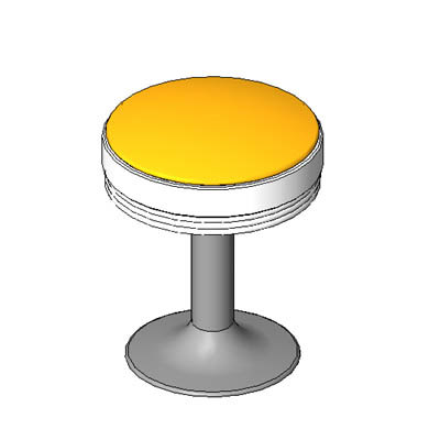 Building Revit Family bar stool dining