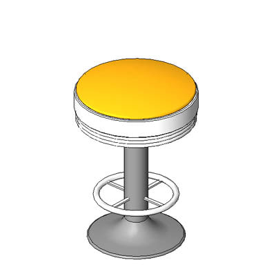 Building Revit Family booth dining banquette