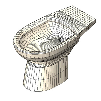 Building Revit Family bidet