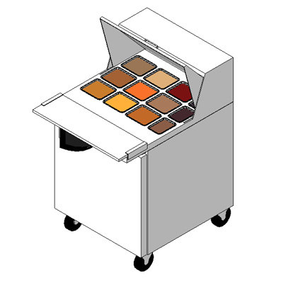 Building Revit Family sandwich unit food