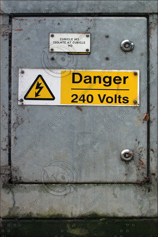 Texture JPEG electricity box mains