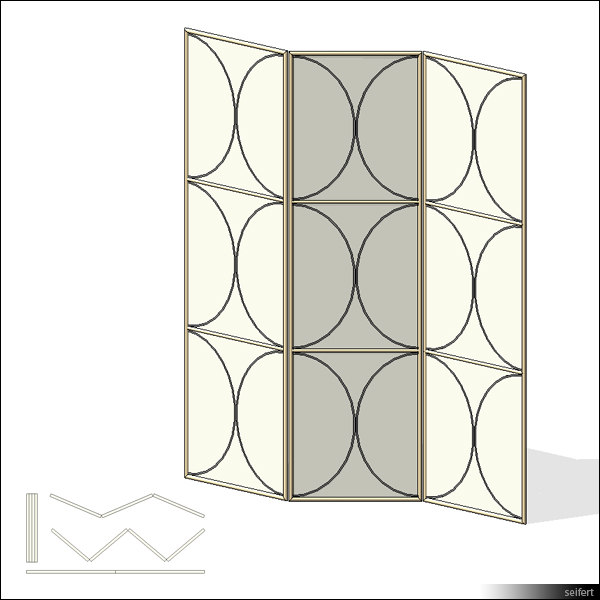Building Revit Family room divider partition