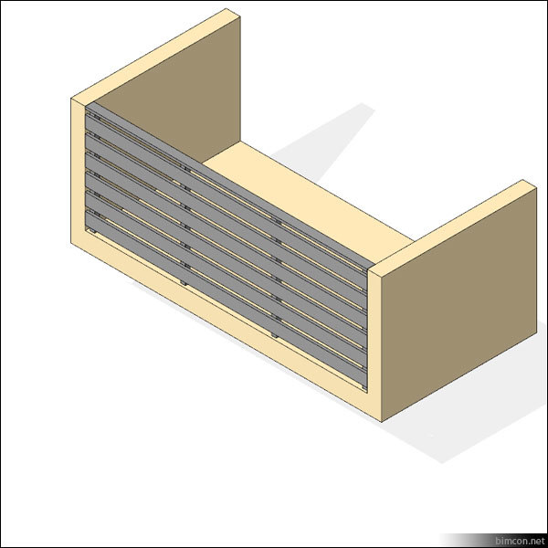 Building Revit Family balcony patio terrace