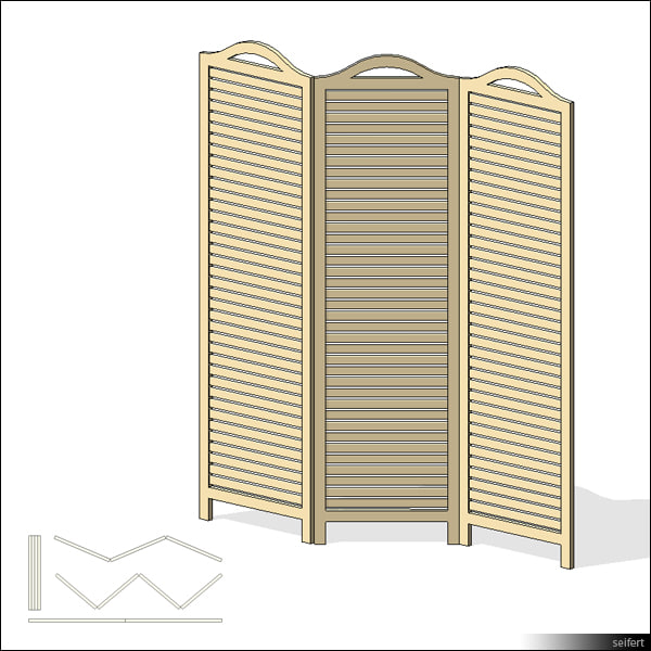 Building Revit Family room divider partition