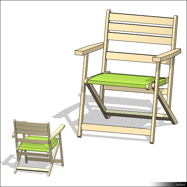 Building Revit Family Chair Summer Beach