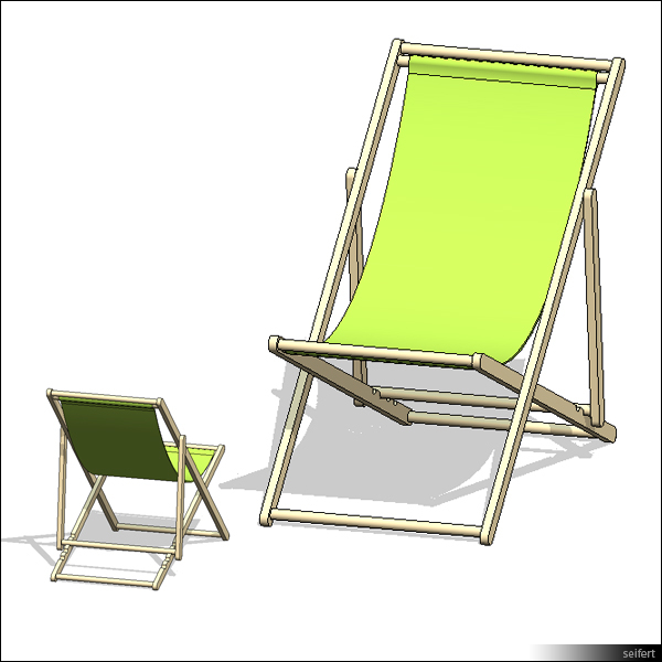 Building Revit Family Deck Chair Summer