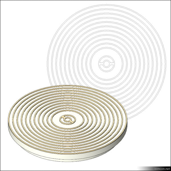 Building Revit Family manhole cover drain