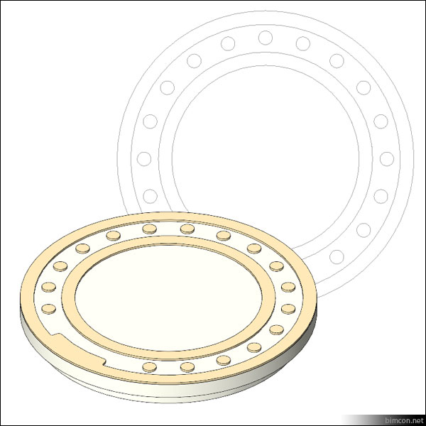 Building Revit Family manhole cover drain