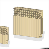 Building Revit Family radiator mechanical hvac