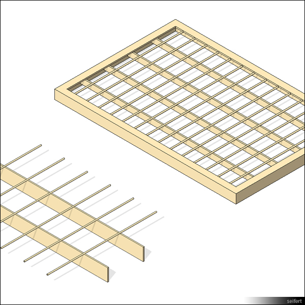 Building Revit Family grille mesh wire