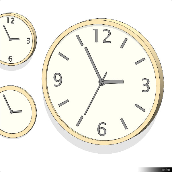 Building Revit Family clock time timer