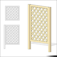 Building Revit Family fence chain link