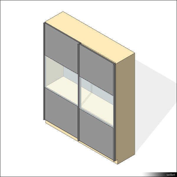 Building Revit Family cabinet closet board